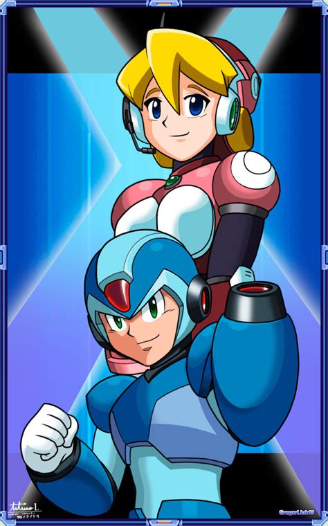 Megaman X And Alia By Gregarlink10 On Deviantart