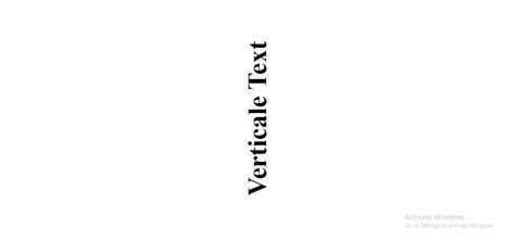 Vertical Right To Left Text With Mixed Orientation And 180 Degree