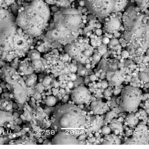 Scanning Electron Microscope Result For Fly Ash Download Scientific