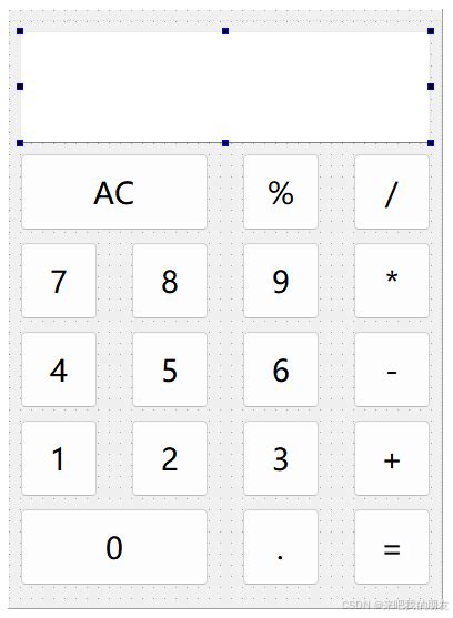 Qt编程入门：实现一个简单的计算器小程序qtcf计算器 Csdn博客