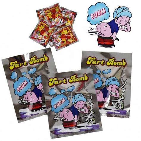 5pcsset Prank Joke Toy Fart Bomb Bags Eco Friendly Fun