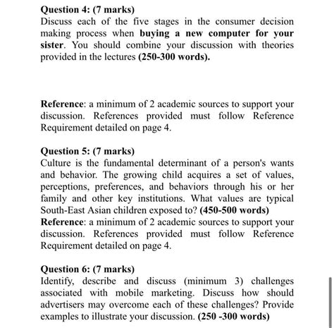 Solved Question 4 7 Marks Discuss Each Of The Five Stages