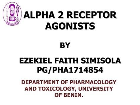 Alpha 2 Receptor Agonist Pptx Heart And Cardiovascular Diseases Diseases And Conditions