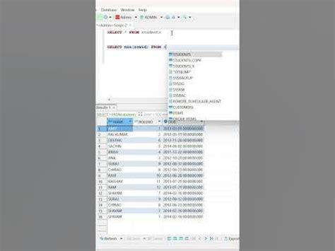 Oracle SQL: Delete Duplicate Records From a Table 🔥#sql - YouTube