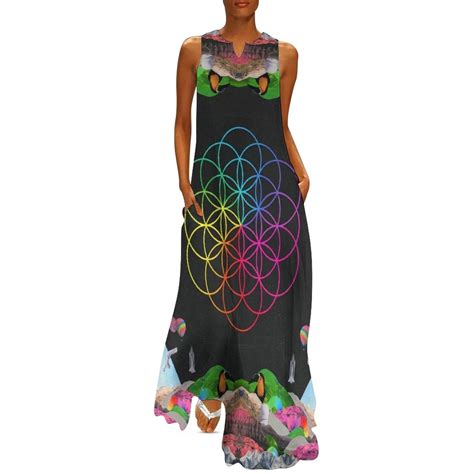 Hits Album A Head Full Of Dreams Music Long Dress Female Clothing Dance