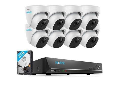 Reolink 16ch 4k Security Camera System Outdoorindoor 8pcs 8mp Smart