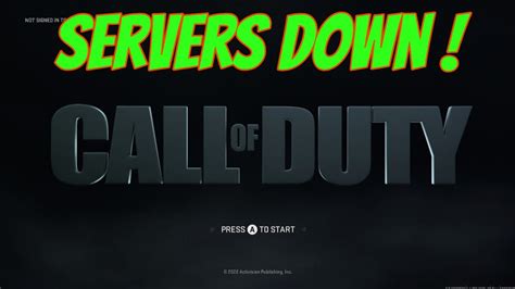 Are Call Of Duty Servers Down Steam Youtube