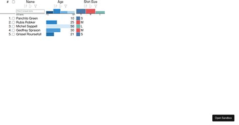 Lineup Liteexample Filter Action Codesandbox