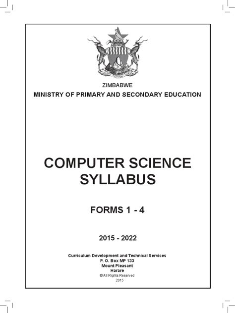 Computer Science O Level Syllabus Minpdf Computer Network Web Page