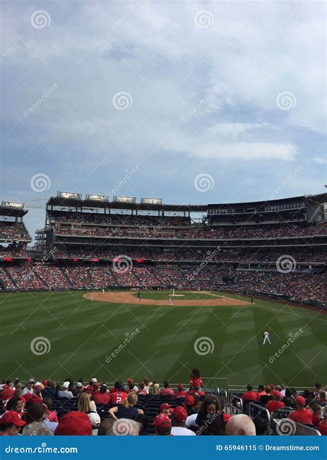 Washington National S Baseball Stadium Editorial Image Image Of