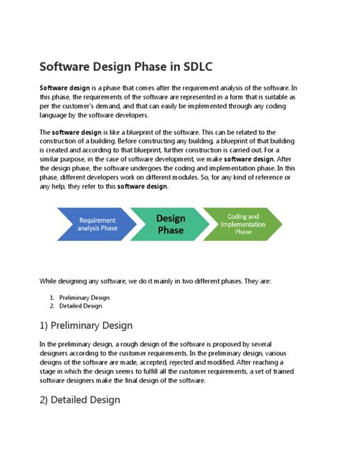 Software Design Phase In Sdlc Explained Pdf Unified Modeling Language Use Case
