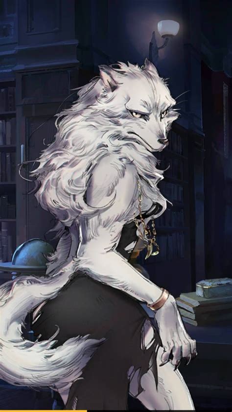 White Werewolf Girl
