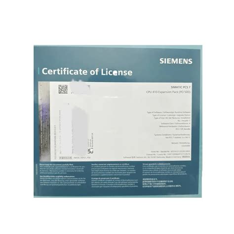 100 New Original Siemens 6es7652 0xd68 2yb5 Simatic Pcs 7 Software Sfc