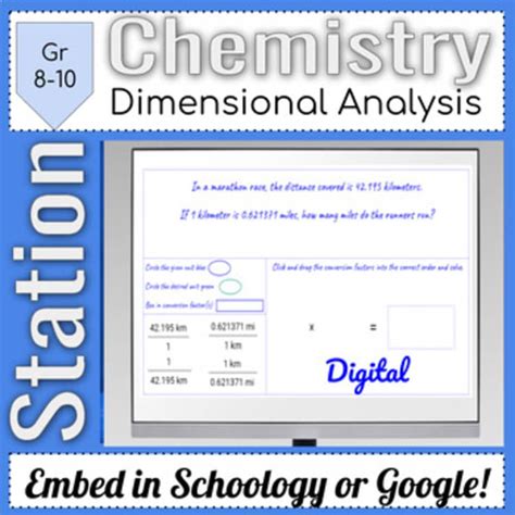 Introduction To Dimensional Analysis Activity Si Units Digital