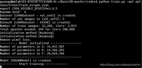 基于pytorch的esrgan（论文阅读笔记复现）esrgan复现 Csdn博客