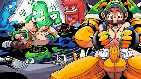Rule 34 Anal Penetration Anal Sex Bowser Gay Greenie Luigi Luigis Mansion Mario Series