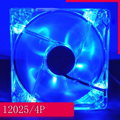 Cooling Fan Pc Computer Fan Quad 4 Led Light 120mm Grandado