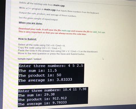 Solved Delete All The Existing Code From Maincpp Write A Ch