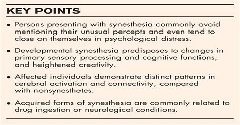 Color Synesthesia Insight Into Perception Emotion And Con