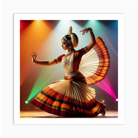 Indian Classical Dance Art Print By Arya Venugopal Sreelekha Fy