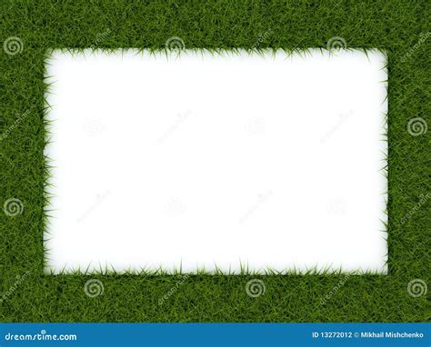Empty Grass Frame Stock Illustration Illustration Of Green 13272012
