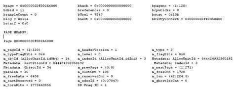 explore dbcc page best 5 usage madesimplemssql