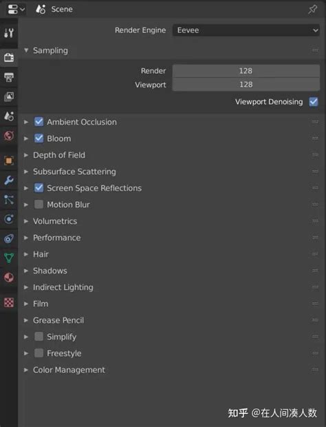 Blender Eevee 渲染设置指南 知乎