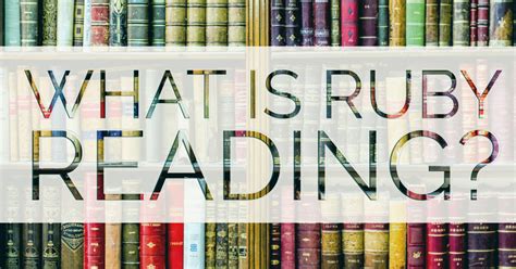 What Is Ruby Reading Aha Process