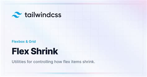 Flex Shrink Tailwind Css