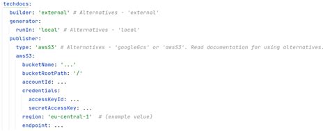 🐛 Bug Report Region Is Missing In Techdocs Publisher Type Awss3