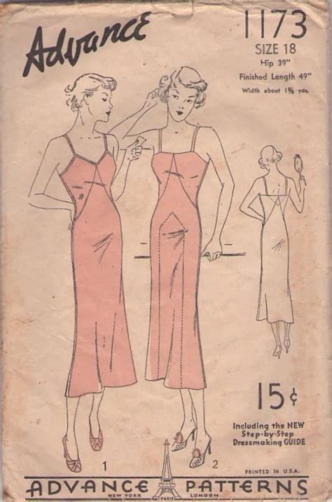 Advance 1173 Vintage Sewing Patterns Fandom