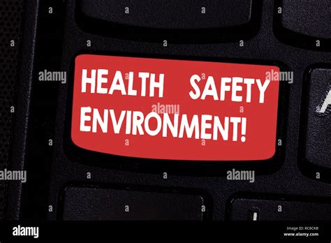Handwriting Text Health Safety Environment Concept Meaning