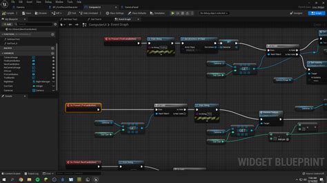 if trying to set up a widget in world space using the widget