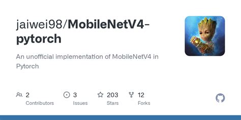Github Jaiwei98mobilenetv4 Pytorch An Unofficial Implementation Of