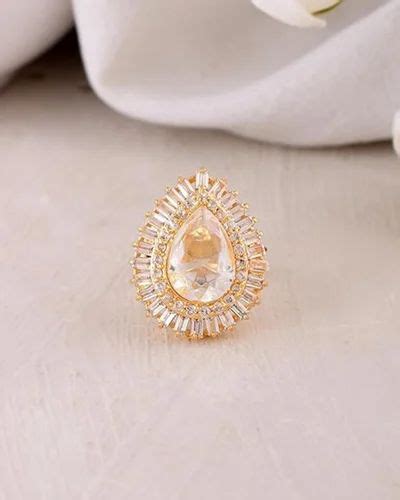 Avisha Oval Brass American Diamond Ring At Rs 199piece New Items In Jaipur Id 2855381679391