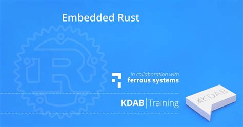 embedded rust training kdab training