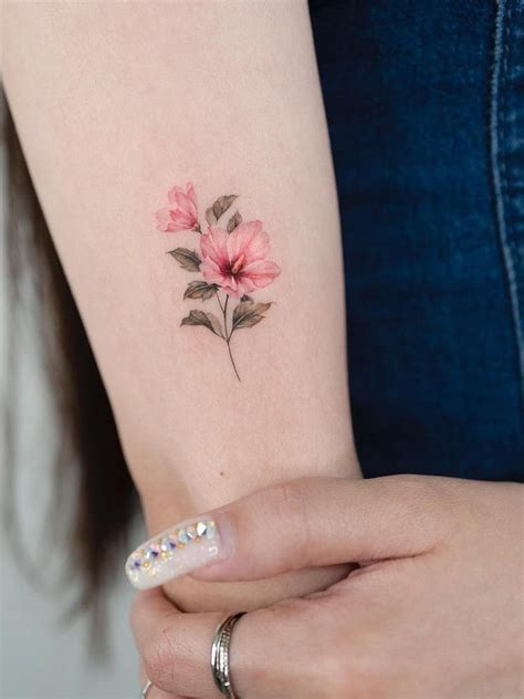 Pink Hibiscus Flower Tattoo Meaning Best Flower Site