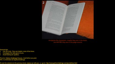 Python挑战游戏 Pythonchallenge闯关之路level 2python闯关 Csdn博客