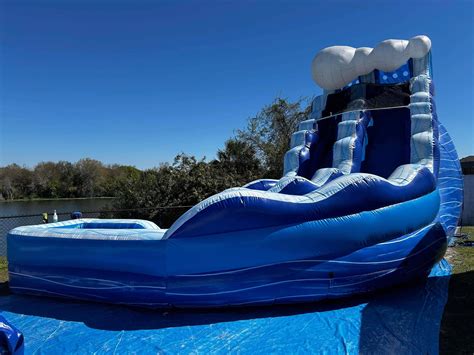 Blue Glacier Water Slide Rentals Winter Garden Water Slide Rental