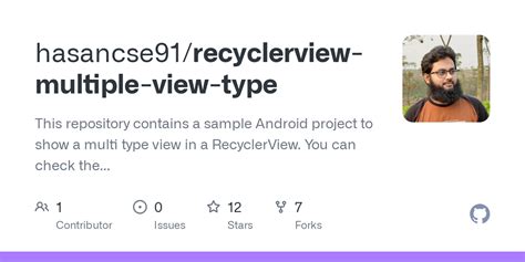 Github Hasancse91recyclerview Multiple View Type This Repository