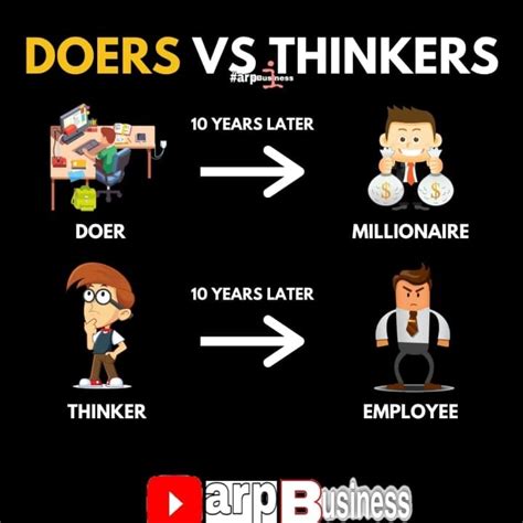 Arpbusiness 👉🏻 Doer Vs Thinker Doer 10 Years Later