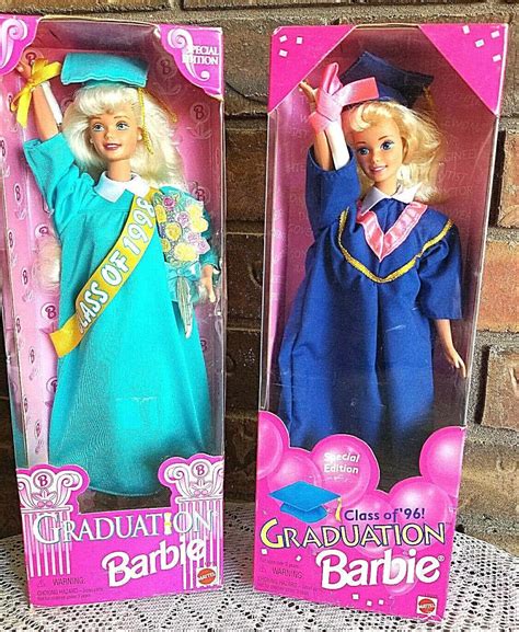 Special Edition Class Of 96 Graduation Barbie And 98 Graduation Barbie