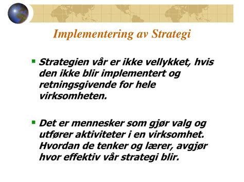 Ppt Implementering Av Strategi Powerpoint Presentation Free Download Id1425370