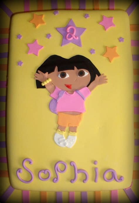 Dora Birthday Cake Dora Birthday Cake 1st Birthday Party Themes Square Birthday Cake