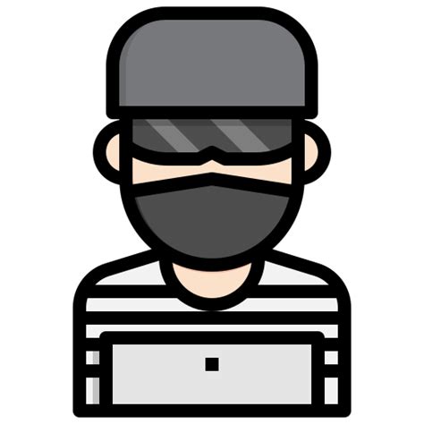 Hacker Surang Lineal Color Icon Hacker Surang Lineal Color Icon