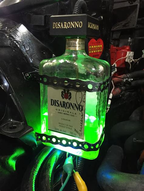 Liquor Bottle As A Engine Coolant Overflow On The Classrod Rat Rod
