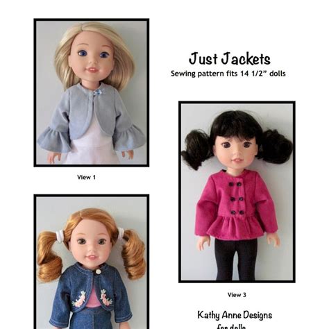 Doll Jacket Pattern Etsy