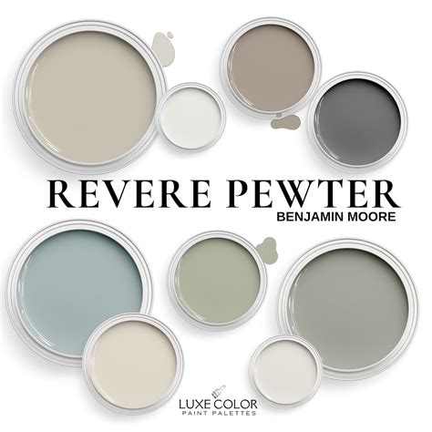 Benjamin Moore Revere Pewter Color Palette Complementary Color Palette For Kitchen Living