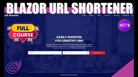 netcode hub on linkedin 🌐 build a url shortener app with 9 blazor