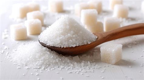 Premium Photo Sugar On White Background
